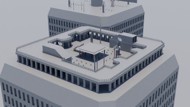 WTC COMPLEX OLD AND NEW 3D Model in Buildings 3DExport