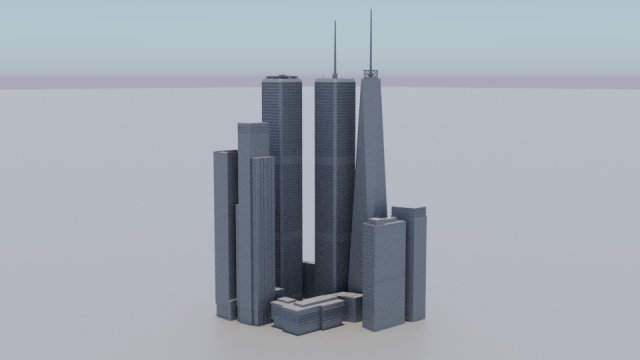 WTC COMPLEX OLD AND NEW 3D Model in Buildings 3DExport