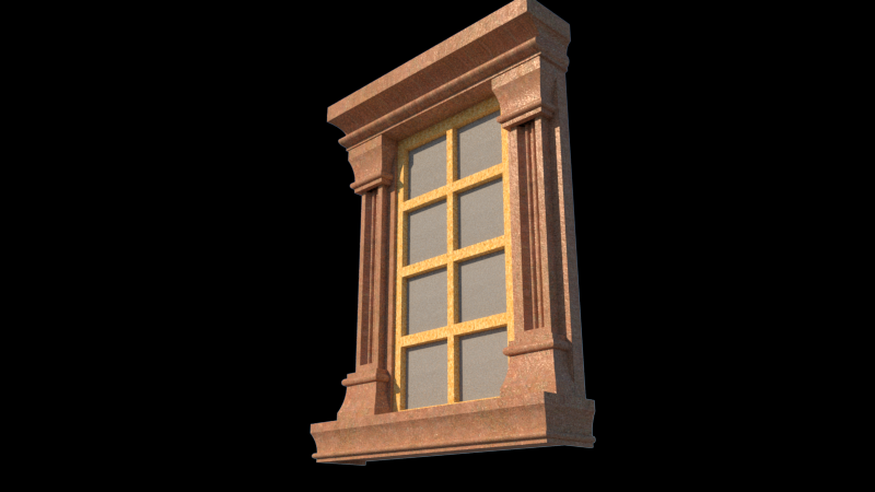 classical window 3D Models in Miscellaneous 3DExport