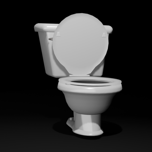 toilet 3D Model in Bathroom 3DExport