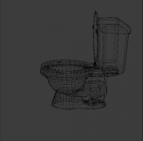 toilet 3D Model in Bathroom 3DExport