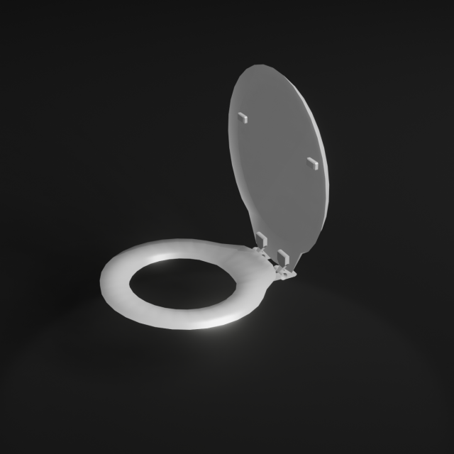 toilet 3D Model in Bathroom 3DExport