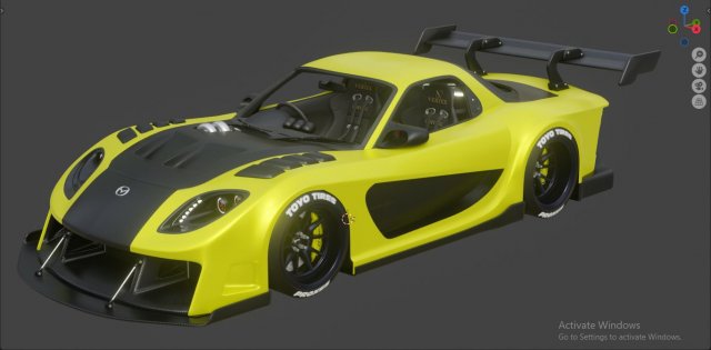 Mazda RX-7 Veilside Bodykit 3D Model in Sport Cars 3DExport
