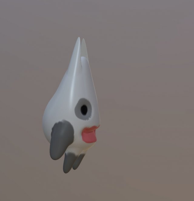 cute alien 3D Model in Alien 3DExport