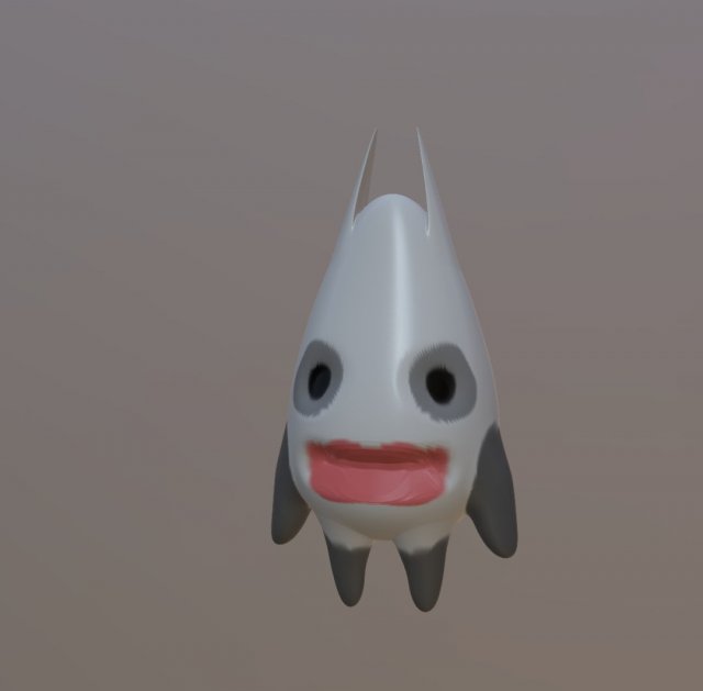 cute alien 3D Model in Alien 3DExport