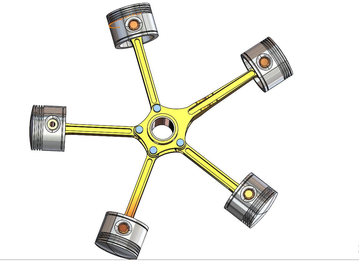 rotary engine 3D Print Model in Engineering 3DExport