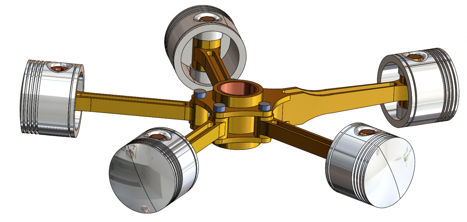 rotary engine 3D Print Model in Engineering 3DExport