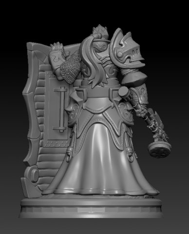 guardian 3D Model in Fantasy 3DExport