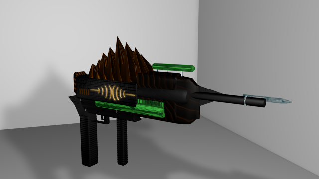 futuristic - acid launcher 3D Model in SCI-FI 3DExport