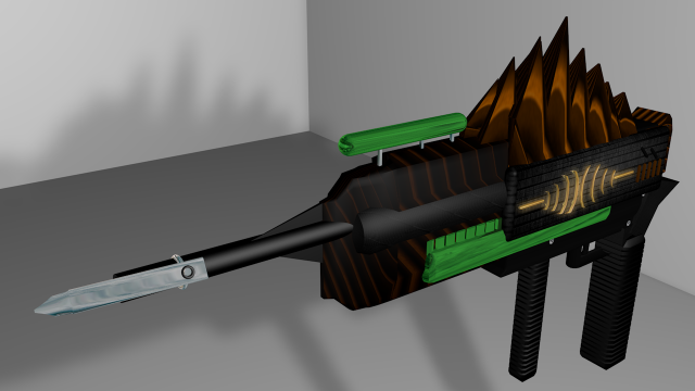 futuristic - acid launcher 3D Model in SCI-FI 3DExport