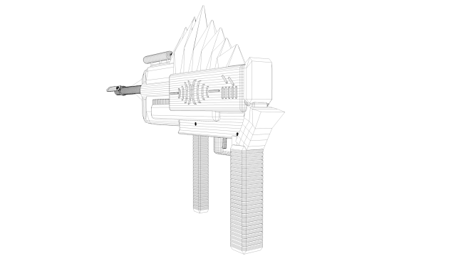 futuristic - acid launcher 3D Model in SCI-FI 3DExport