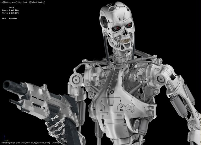 TERMINATOR T-800 ENDOSKELETON REKVIZIT T2 3D Print Model in Monsters ...
