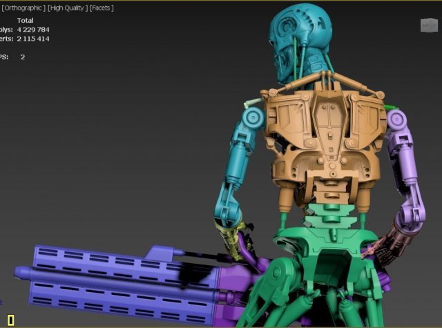 THE TERMINATOR T-800 3D Print Model in Monsters & Creatures 3DExport