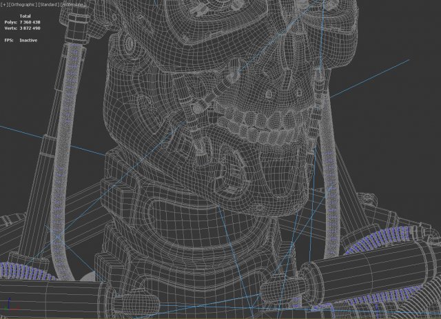 Terminator T800 Salvation Endoskeleton 3D Model in Robot 3DExport