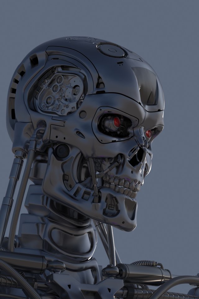 Terminator T800 Salvation Endoskeleton 3D Model in Robot 3DExport