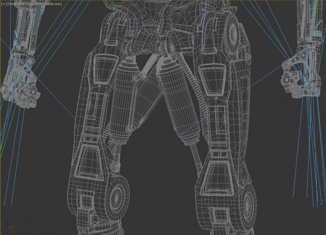 Terminator T800 Salvation Endoskeleton 3D Model in Robot 3DExport