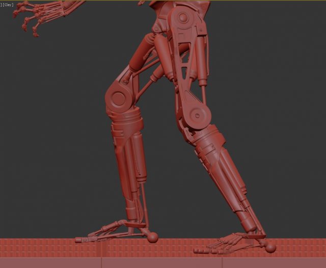 Terminator T-800 Endoskeleton T1 V4 3D Print Model in Monsters ...