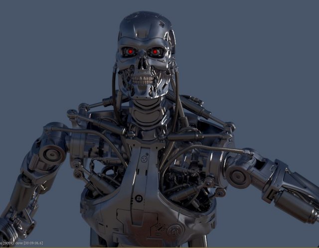 Terminator T-800 Endoskeleton T1 V4 3D Print Model in Monsters ...