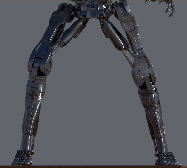 Terminator T-800 Endoskeleton T1 V4 3D Print Model in Monsters ...