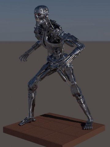 Terminator T-800 Endoskeleton T1 V4 3D Print Model in Monsters ...