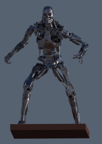 Terminator T-800 Endoskeleton T1 V4 3D Print Model in Monsters ...