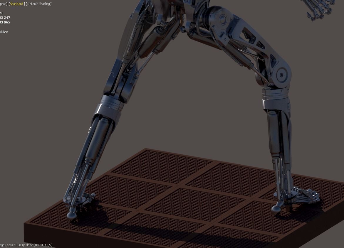 Terminator Robot Leg