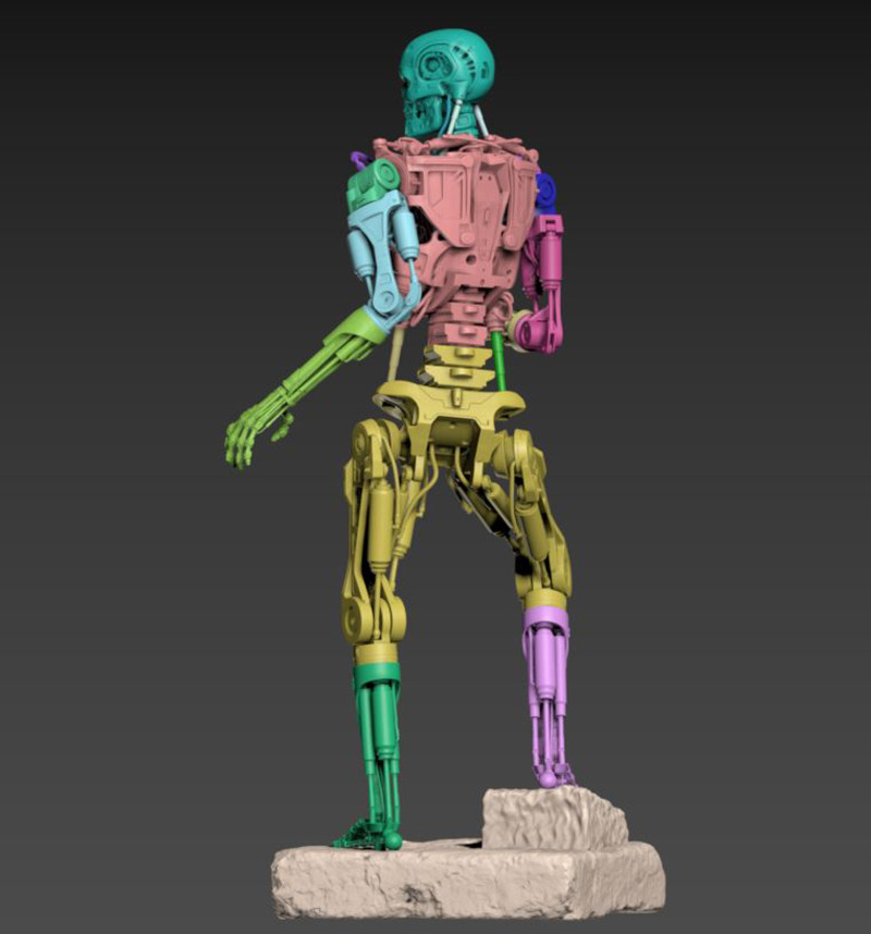 T-800 Terminator 2 Judgment Day V3 3D Print Model in Monsters ...