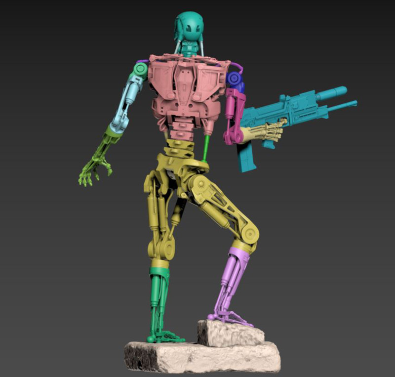 T-800 Terminator 2 Judgment Day V3 3D Print Model in Monsters ...