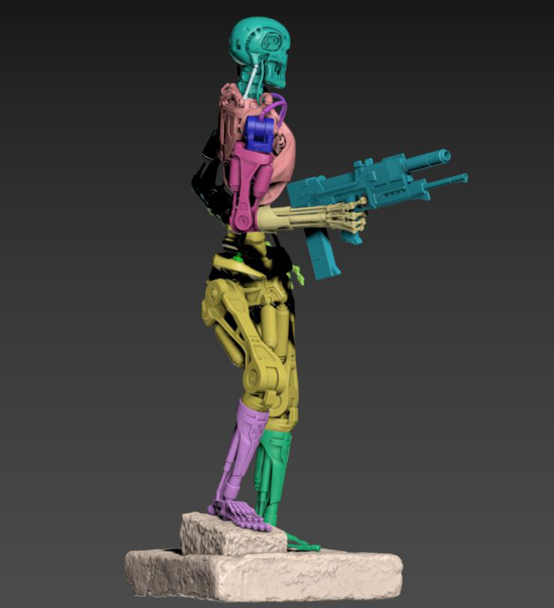 T-800 Terminator 2 Judgment Day V3 3D Print Model in Monsters ...