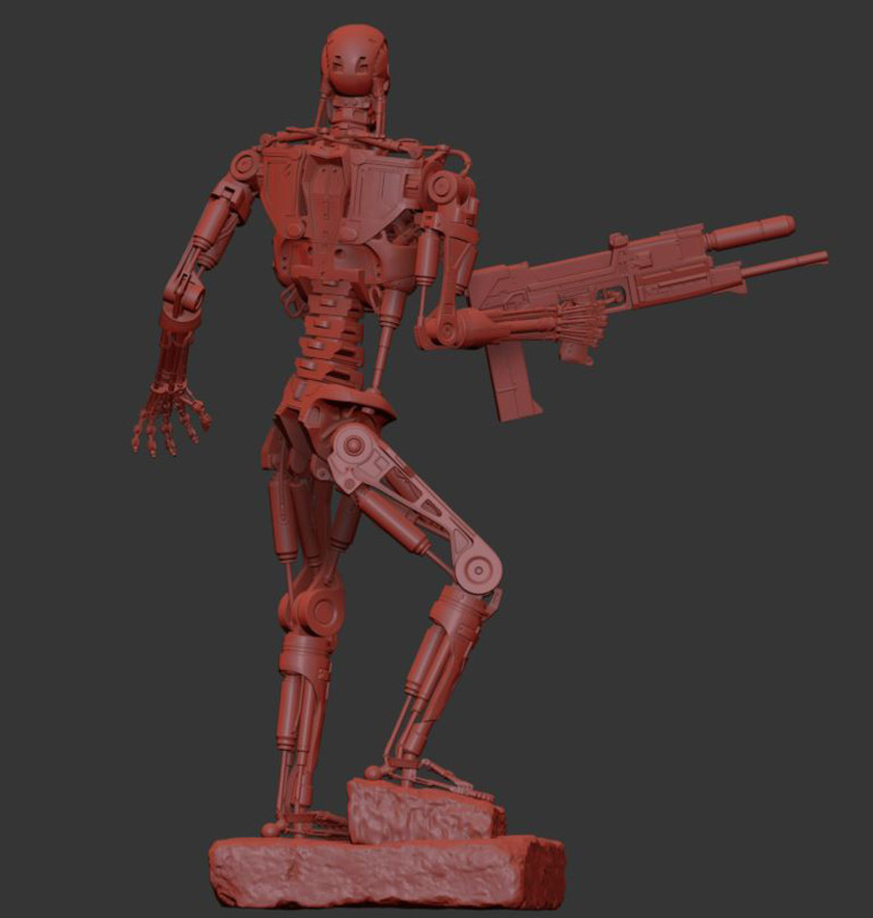 T-800 Terminator 2 Judgment Day V3 3D Print Model in Monsters ...