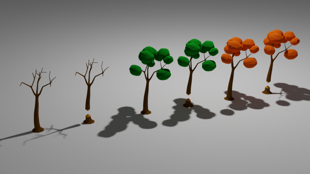 tree pack 3D Model in Tree 3DExport