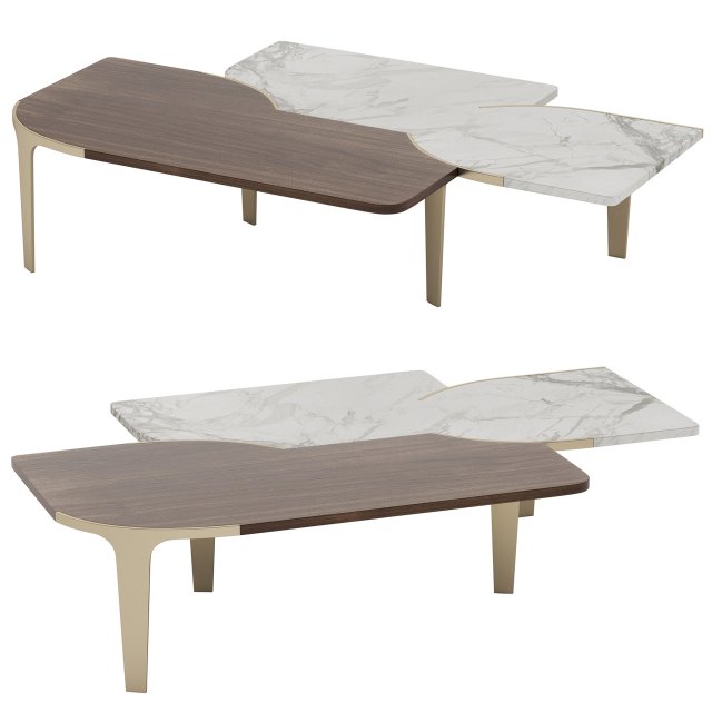 Turri SOUL Coffee Tables 3D Model in Table 3DExport