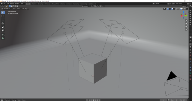 minecraft block 3D Model in Other 3DExport