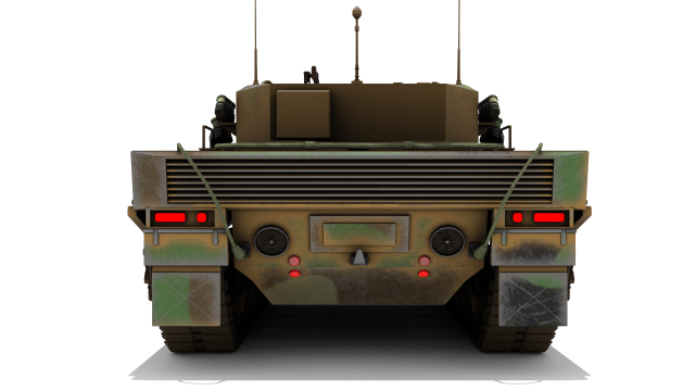 Tank 3D Model in Tank 3DExport