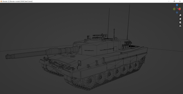 Tank 3D Model in Tank 3DExport