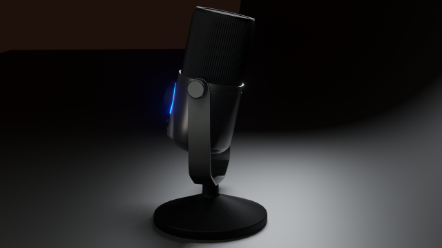 microphone Free 3D Model in Audio 3DExport