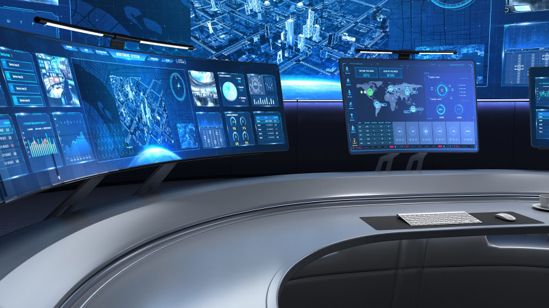 Small control room 3D Model in Exhibit 3DExport