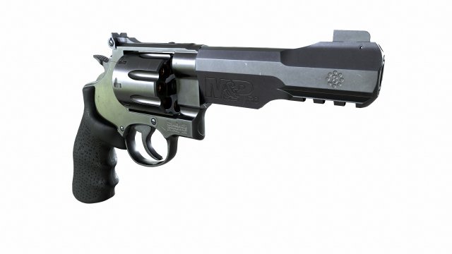 REVOLVER SMITH WESSON MP R8 3D Model in Pistol 3DExport