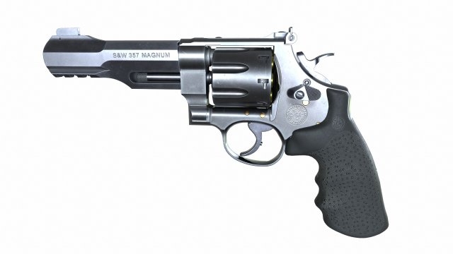 REVOLVER SMITH WESSON MP R8 3D Model in Pistol 3DExport