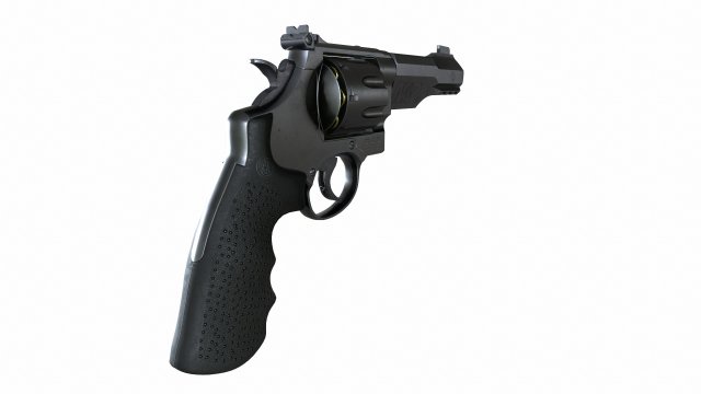 REVOLVER SMITH WESSON MP R8 3D Model in Pistol 3DExport