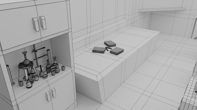 laboratory 3D Model in Office 3DExport