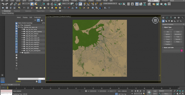 fukuoka city japan full city 3D Model in Cityscapes 3DExport