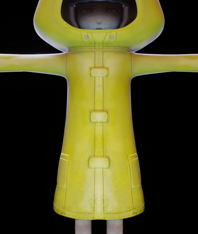 Little nightmares six 3D Model in Child 3DExport