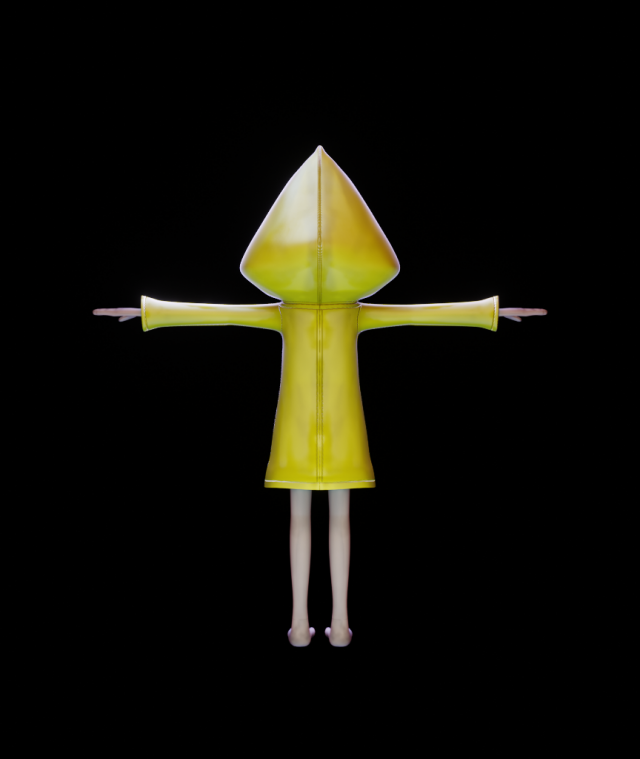 Little nightmares six 3D Model in Child 3DExport