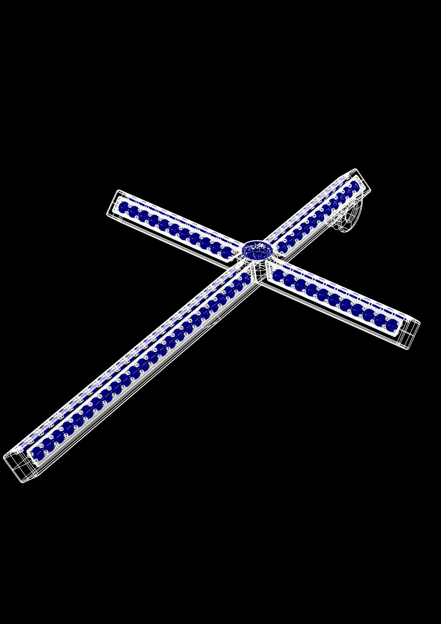golden cross cross 3d gold cross 3D Models in Jewellery 3DExport