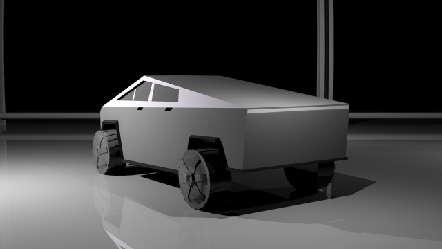 tesla cybertruck Model 3D in Konsep 3DExport