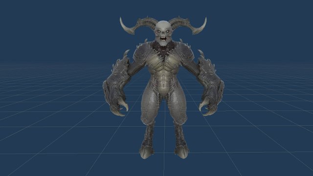 High Demon 2 3D Model in Monster 3DExport