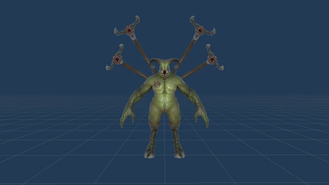 Fat Demon 2 3D Model in Monster 3DExport