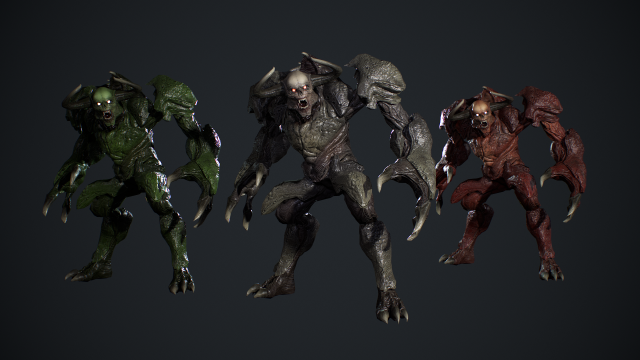 High Demon 3 3D Model in Monster 3DExport