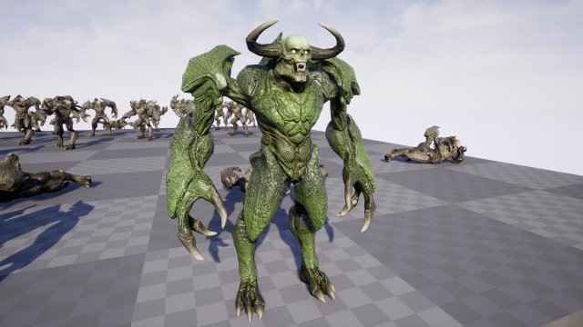 High Demon 3 3D Model in Monster 3DExport